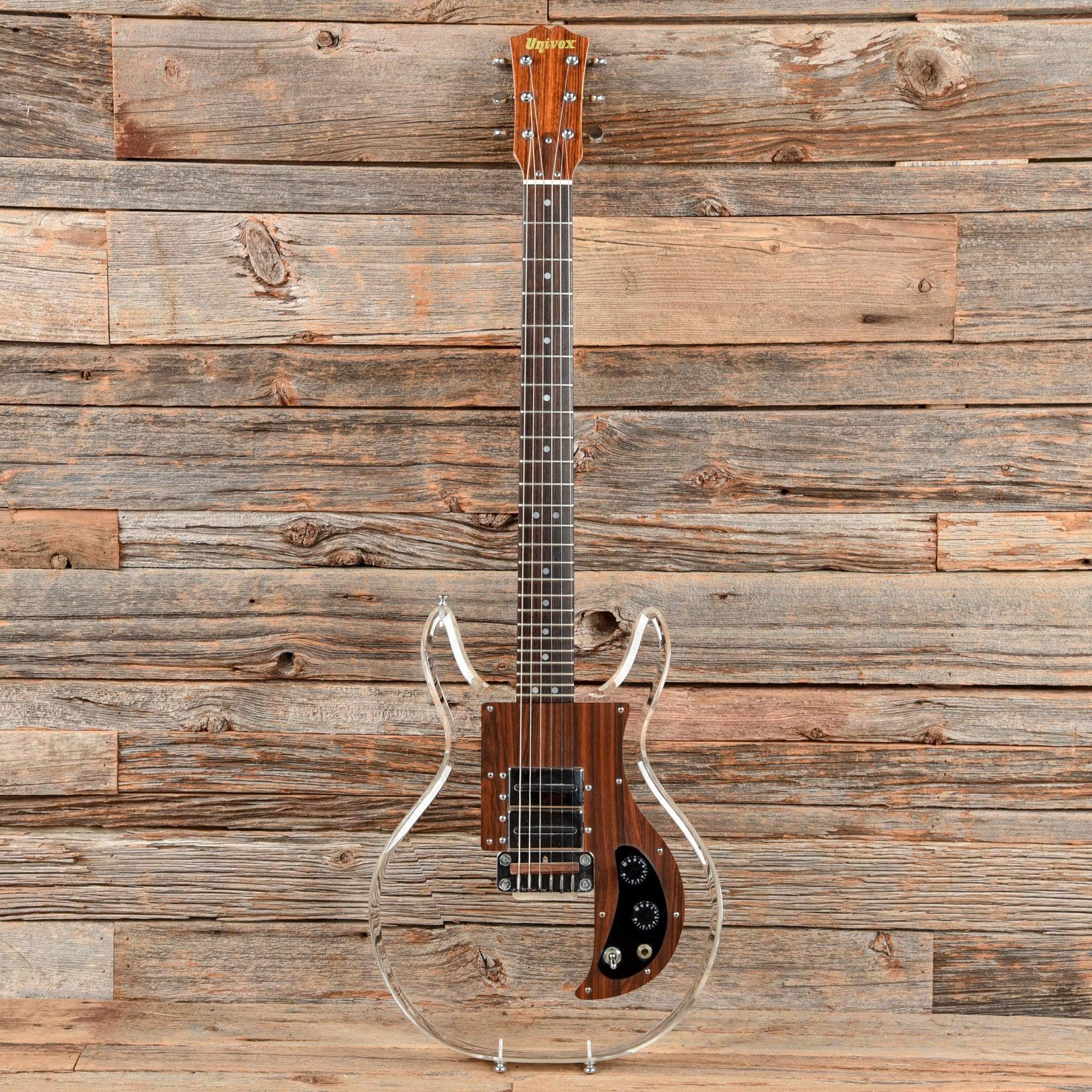 Univox Lucite Guitar Acrylic 1970s – Chicago Music Exchange