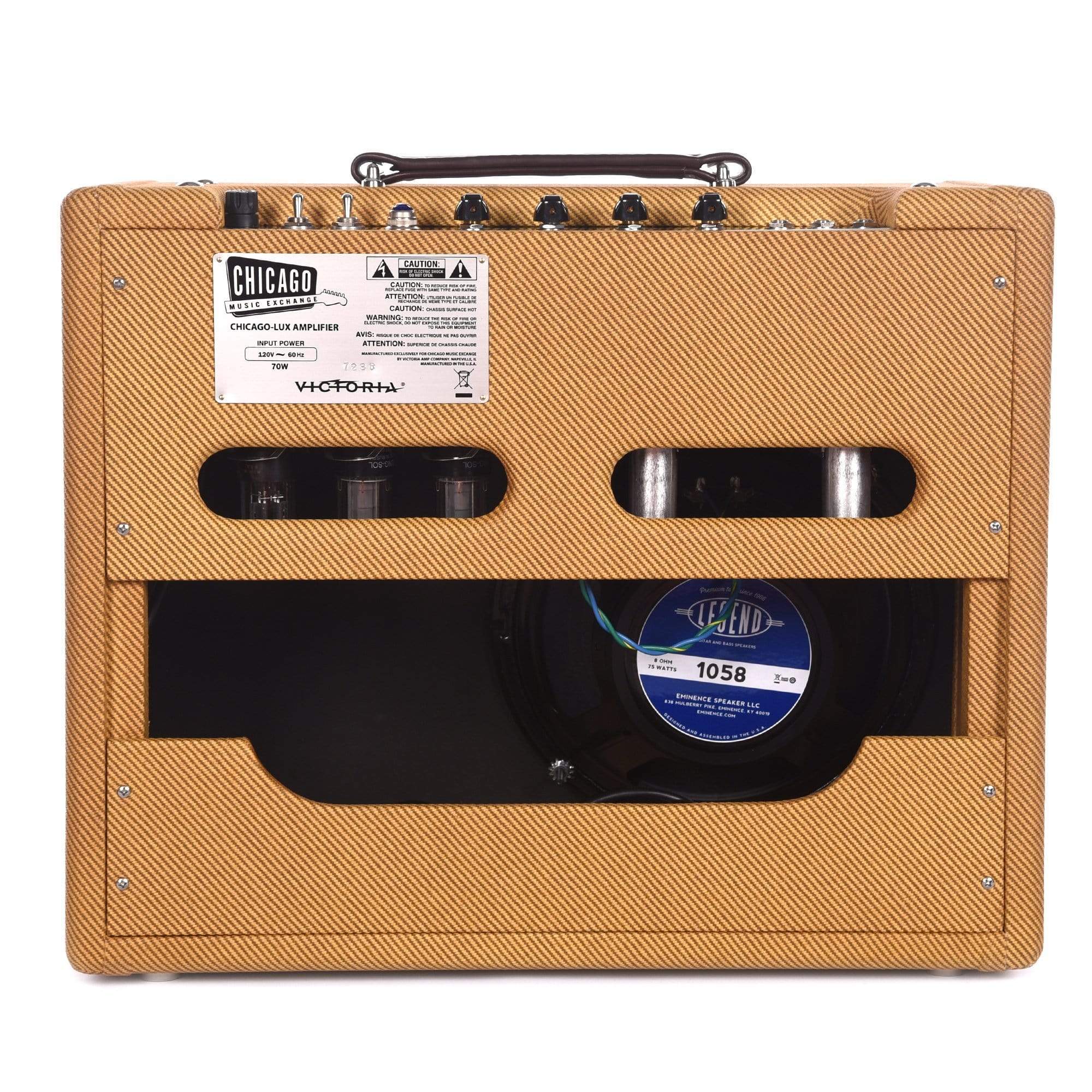 Victoria Chicago-lux 14W Tweed Combo – Chicago Music Exchange