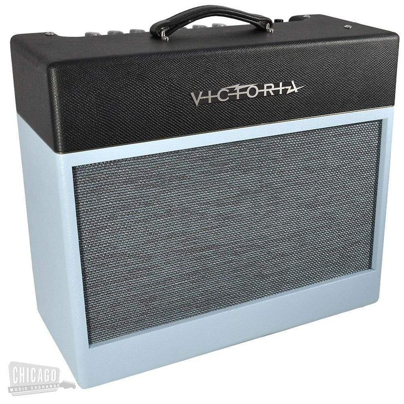 Victoria Silver Sonic - Caroline Blue & Black – Chicago Music Exchange