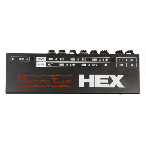 Voodoo Lab HEX True Bypass 6-Loop Audio Switcher – Chicago Music Exchange