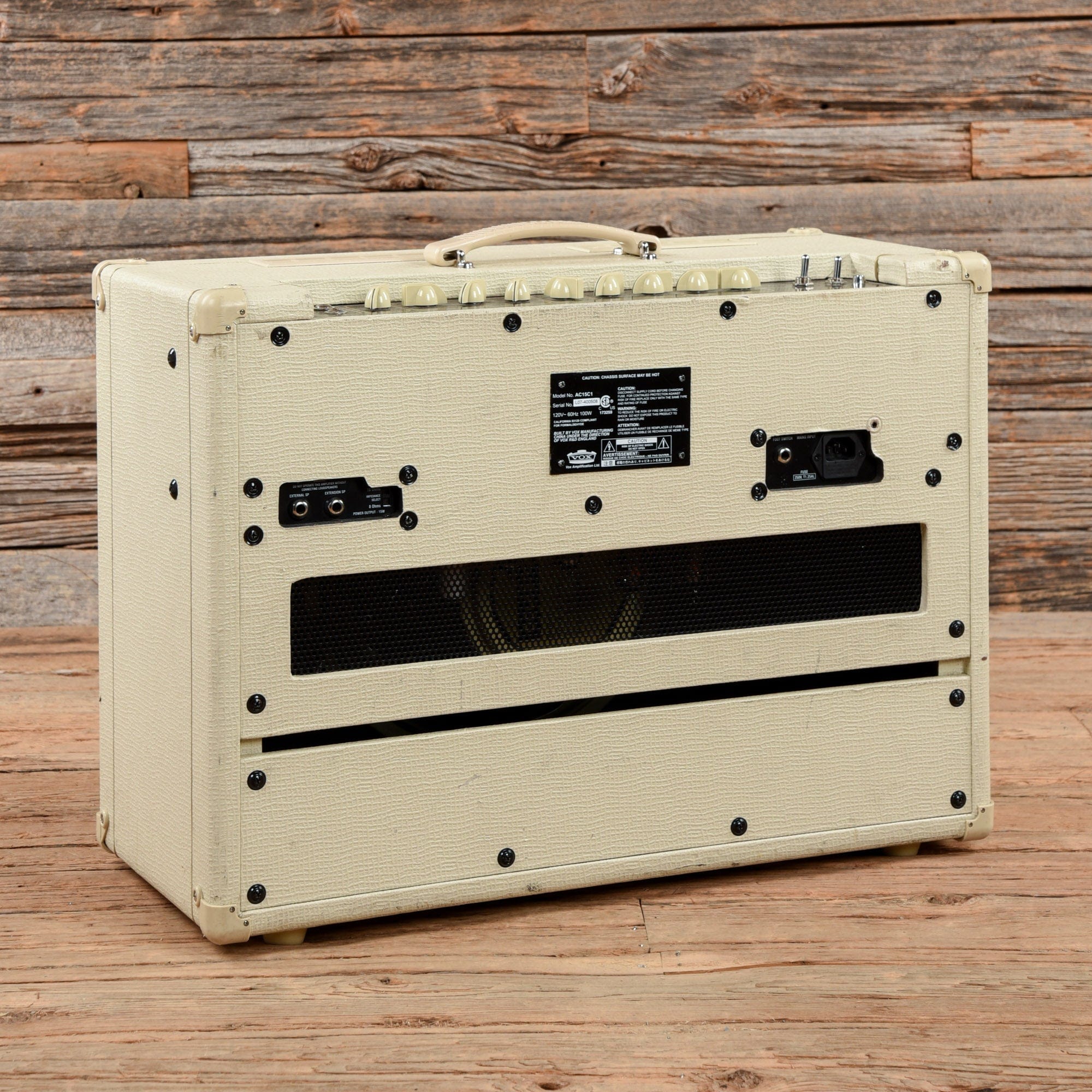 Vox AC15C1 Custom 2-Channel 15-Watt 1x12" Guitar Combo Limited Edition ...