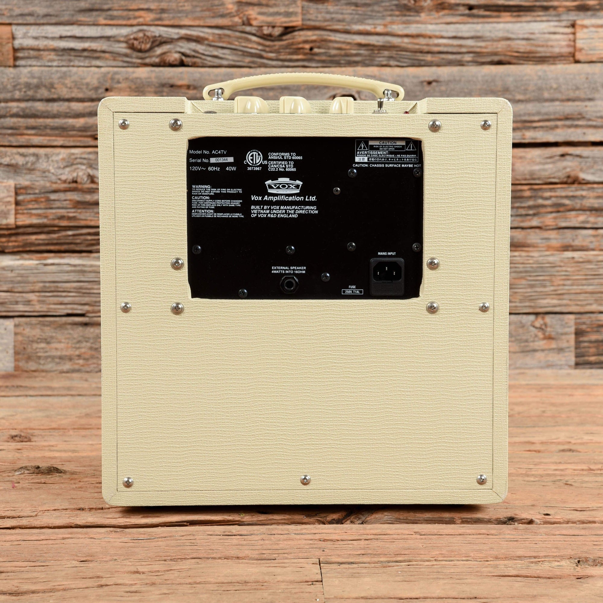 Vox AC4TV 4-Watt 1x10" Guitar Combo – Chicago Music Exchange