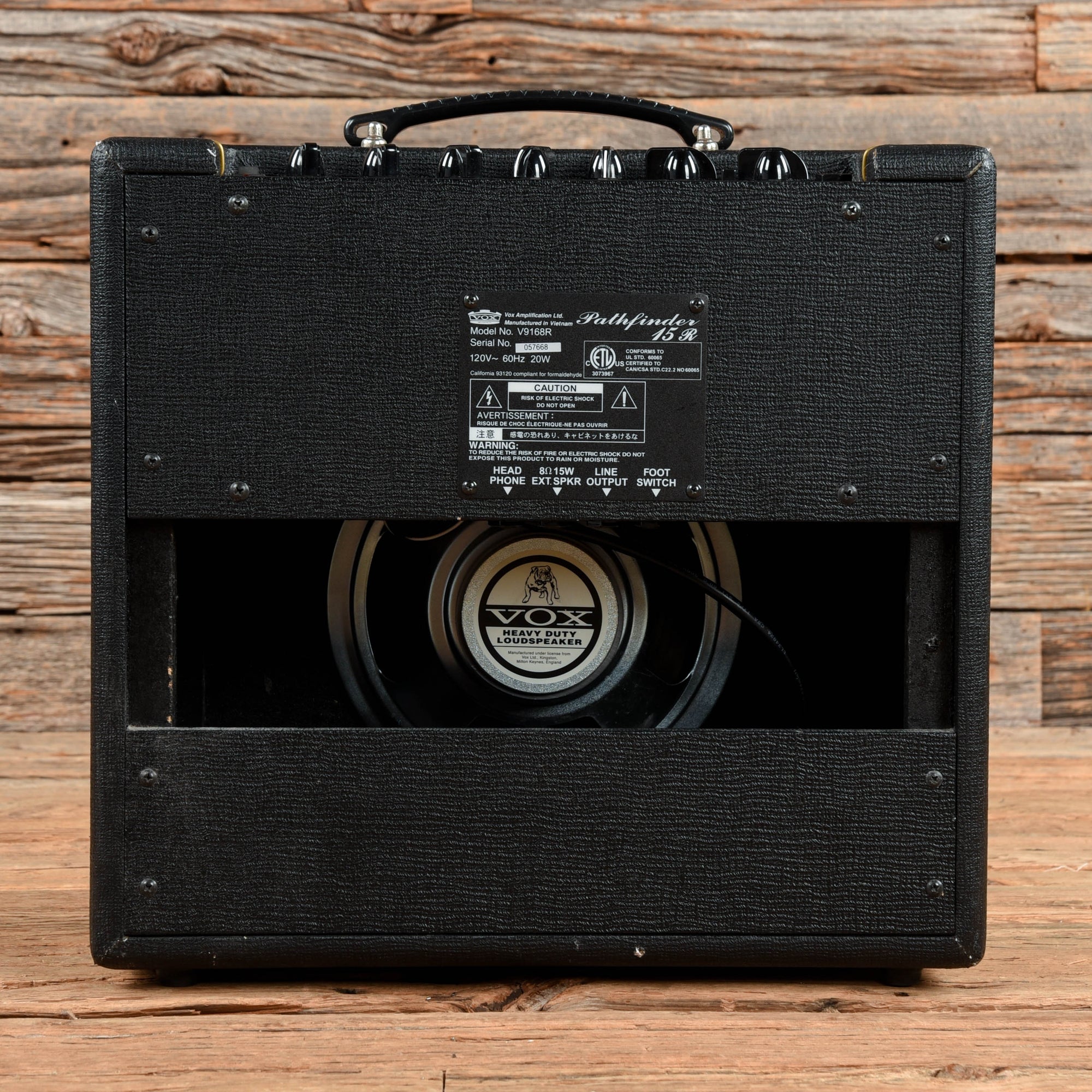 Vox Pathfinder 15R Combo – Chicago Music Exchange