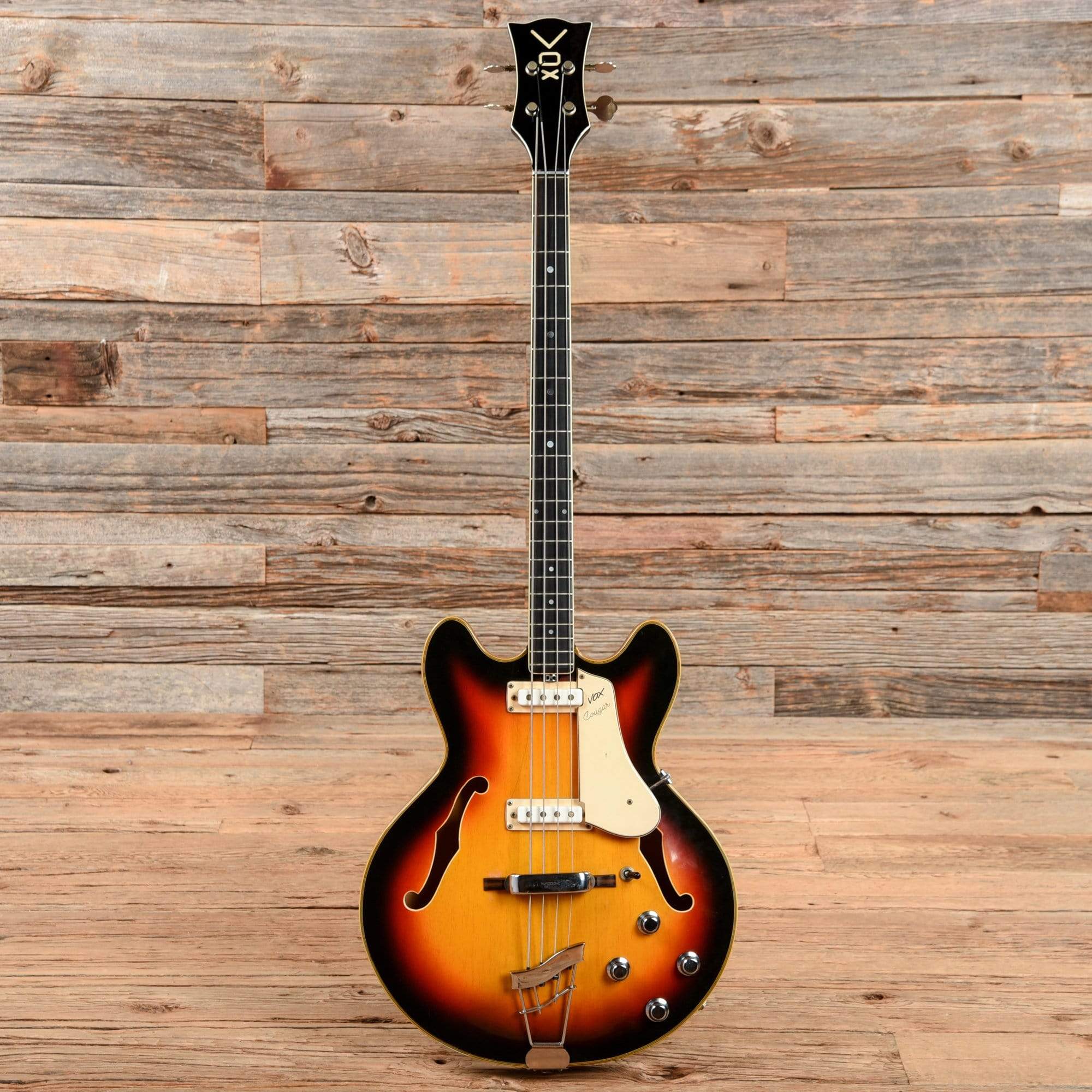 Vox Cougar Bass Sunburst 1960s – Chicago Music Exchange