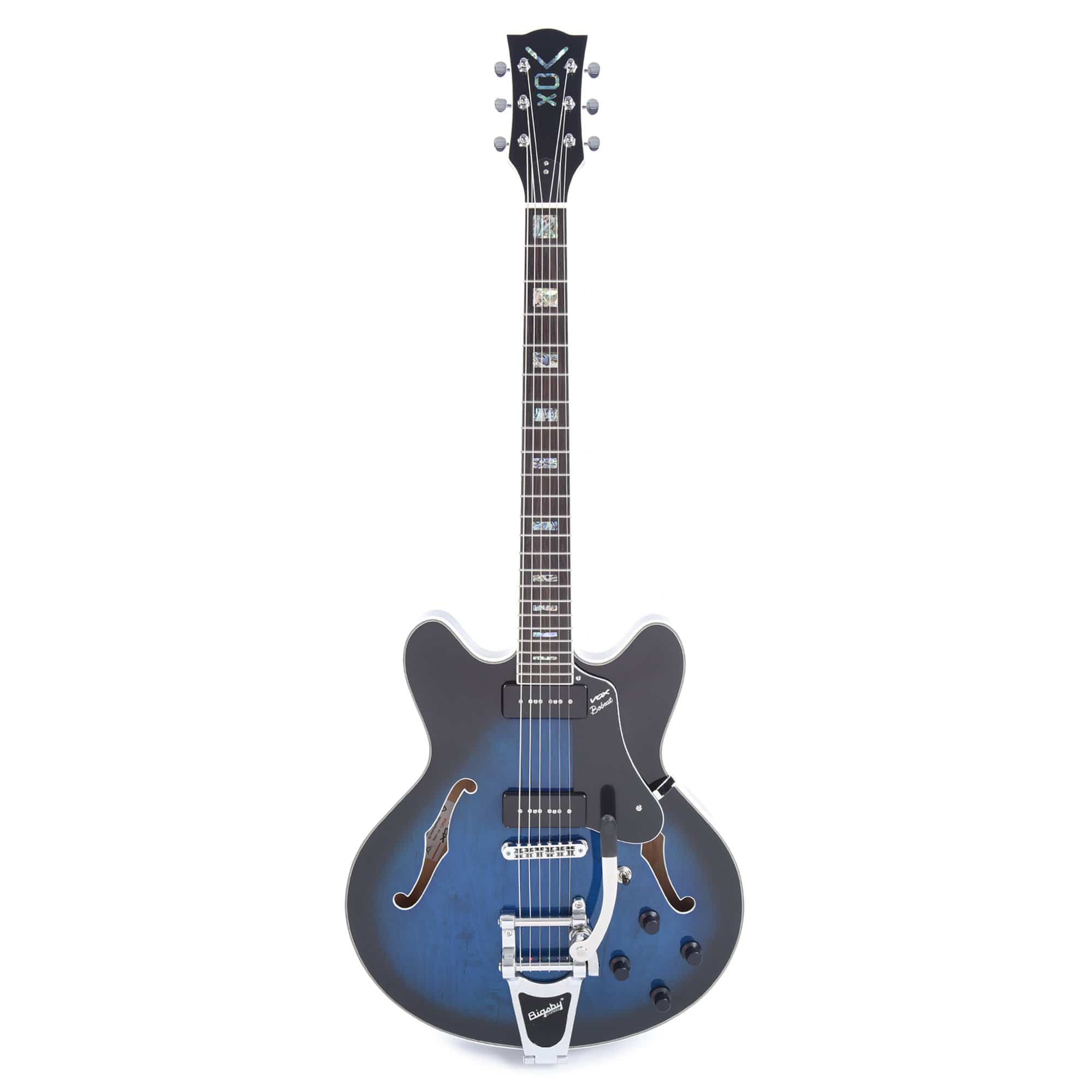 Vox Bobcat V90 Sapphire Blue w/Bigsby – Chicago Music Exchange