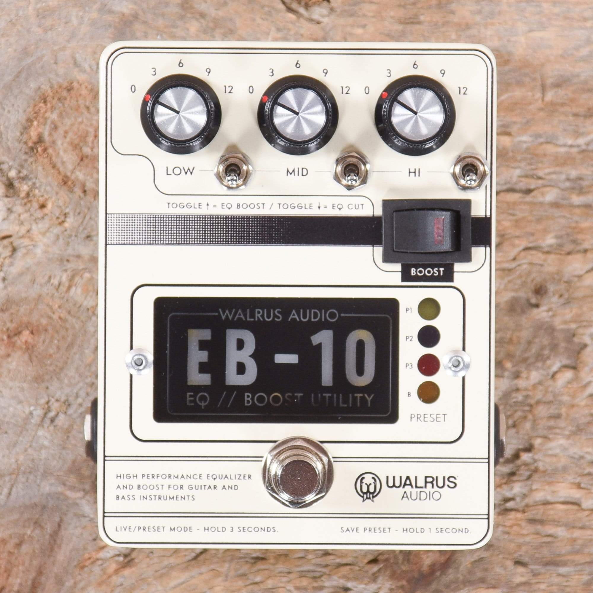 Walrus Audio EB-10 Preamp/EQ/Boost Cream – Chicago Music Exchange