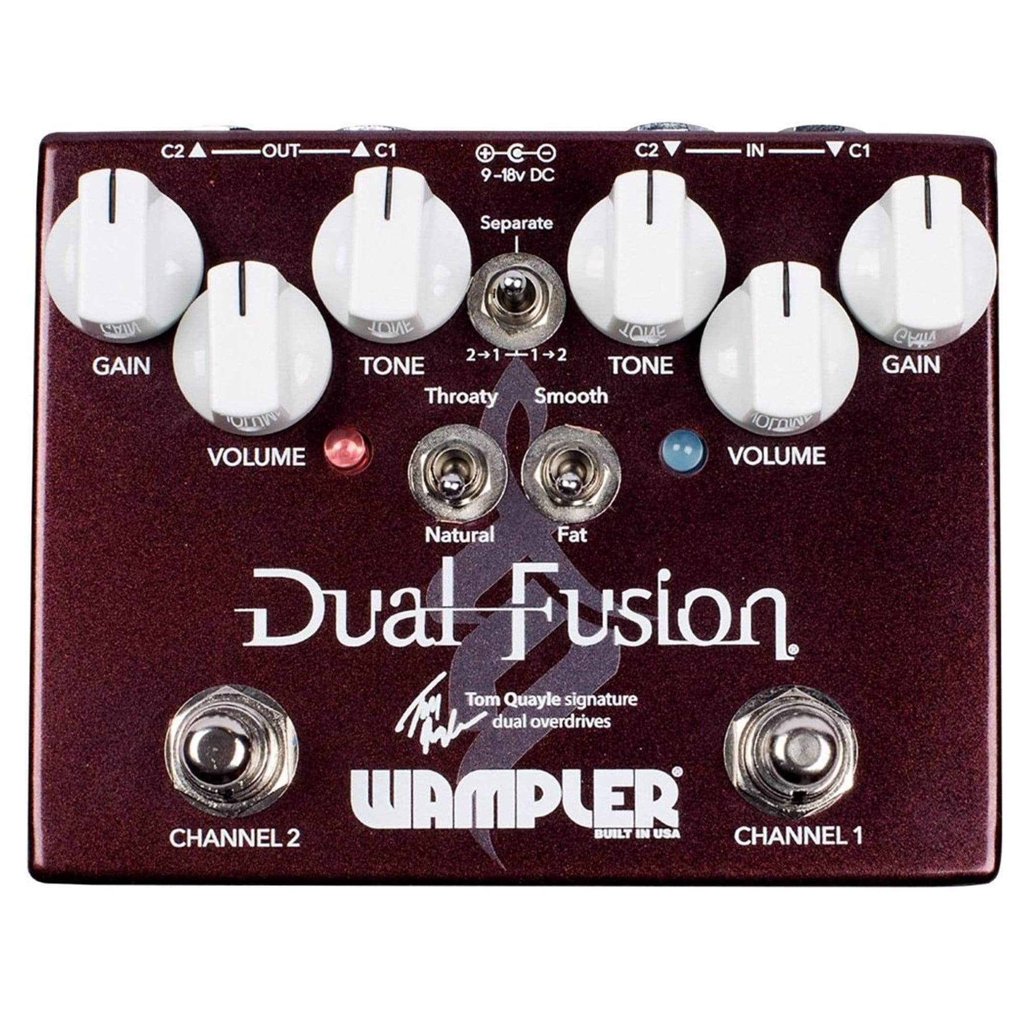 Wampler Tom Quayle Signature Dual Fusion Overdrive v2 Bundle w/ Trueto ...
