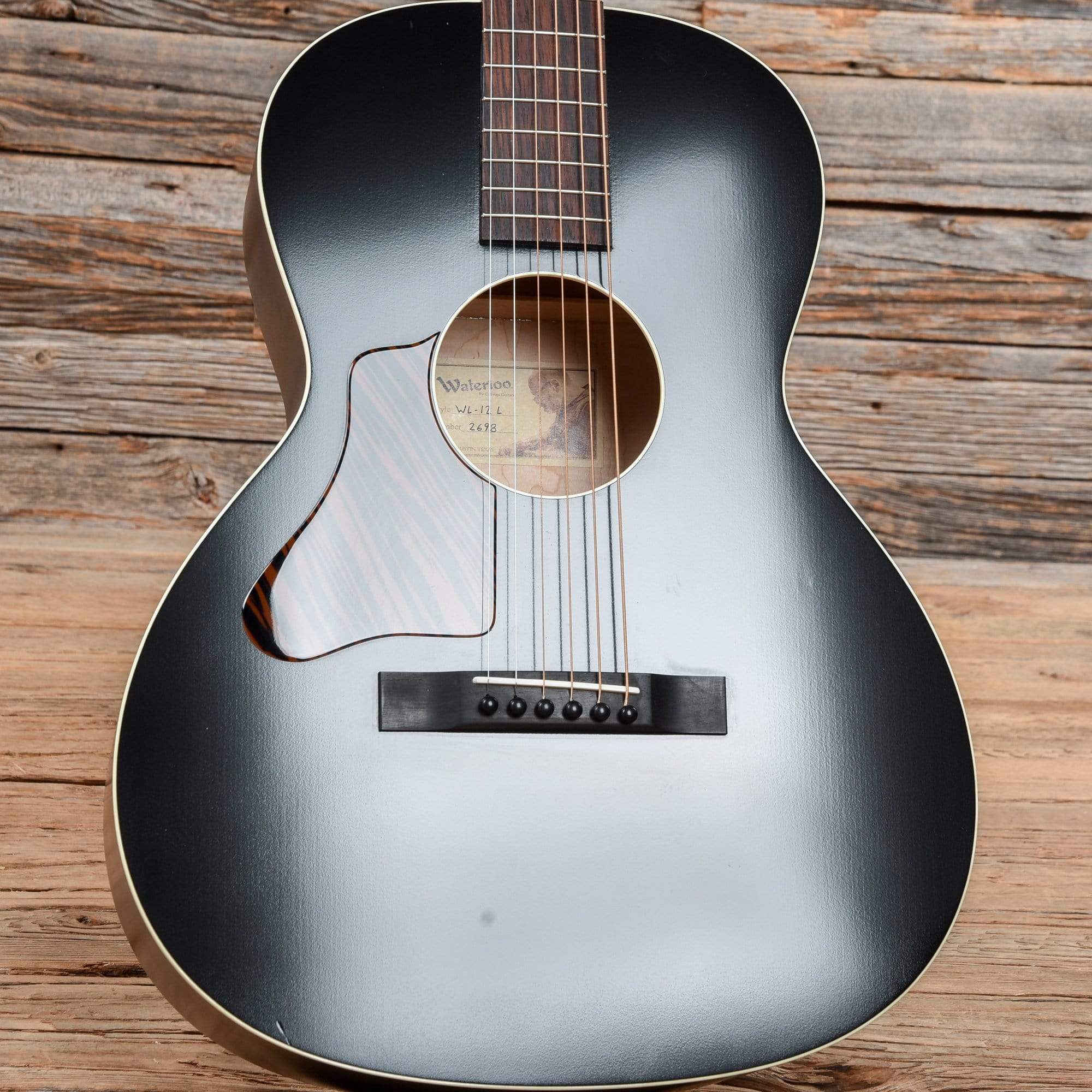 Waterloo WL-12 12-Fret Jet Black LEFTY – Chicago Music Exchange