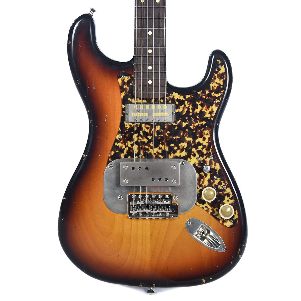 Waterslide Coodercaster 3-Color Sunburst w/Mojo Lap Steel/Gold Foils ...