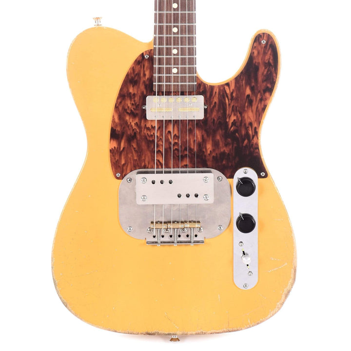 Waterslide Coodercaster T-Style Aged Butterscotch Blonde w/Mojo Lap St ...