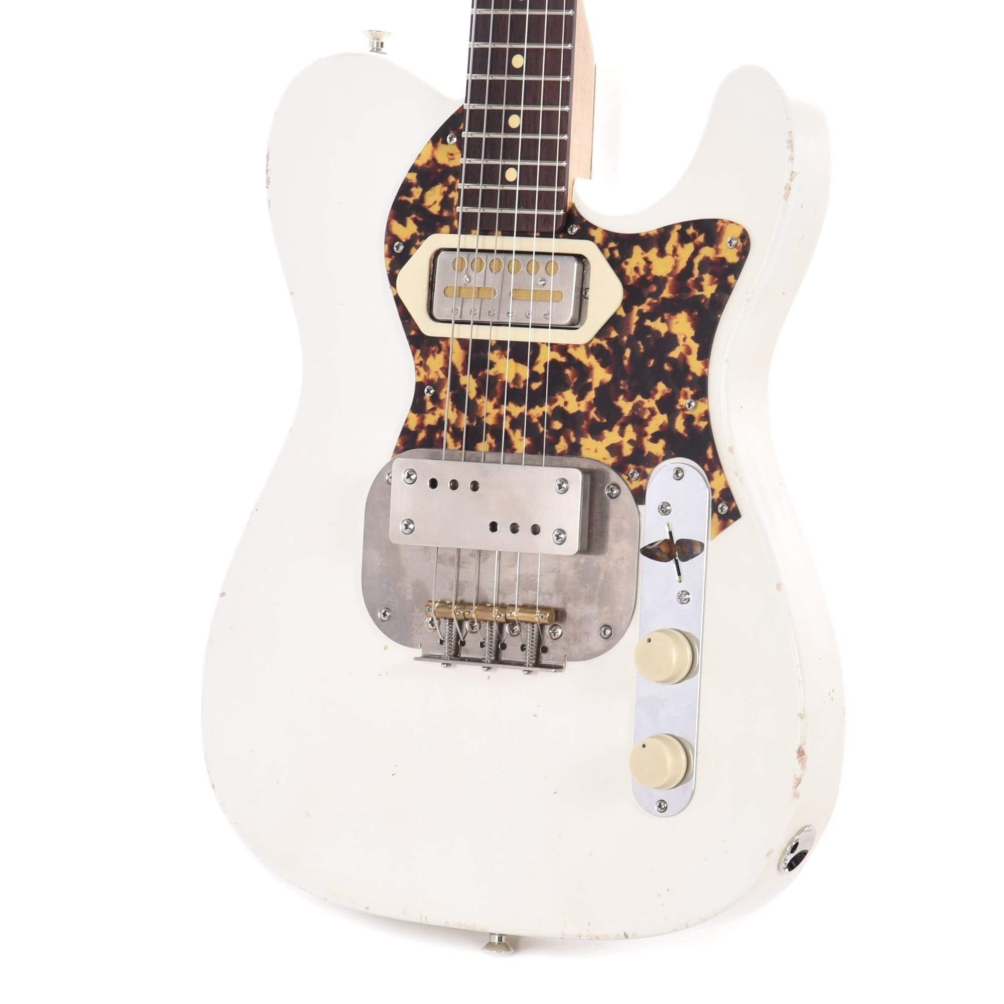 Waterslide T-Style Coodercaster Olympic White w/Mojo Lap Steel & Gold ...