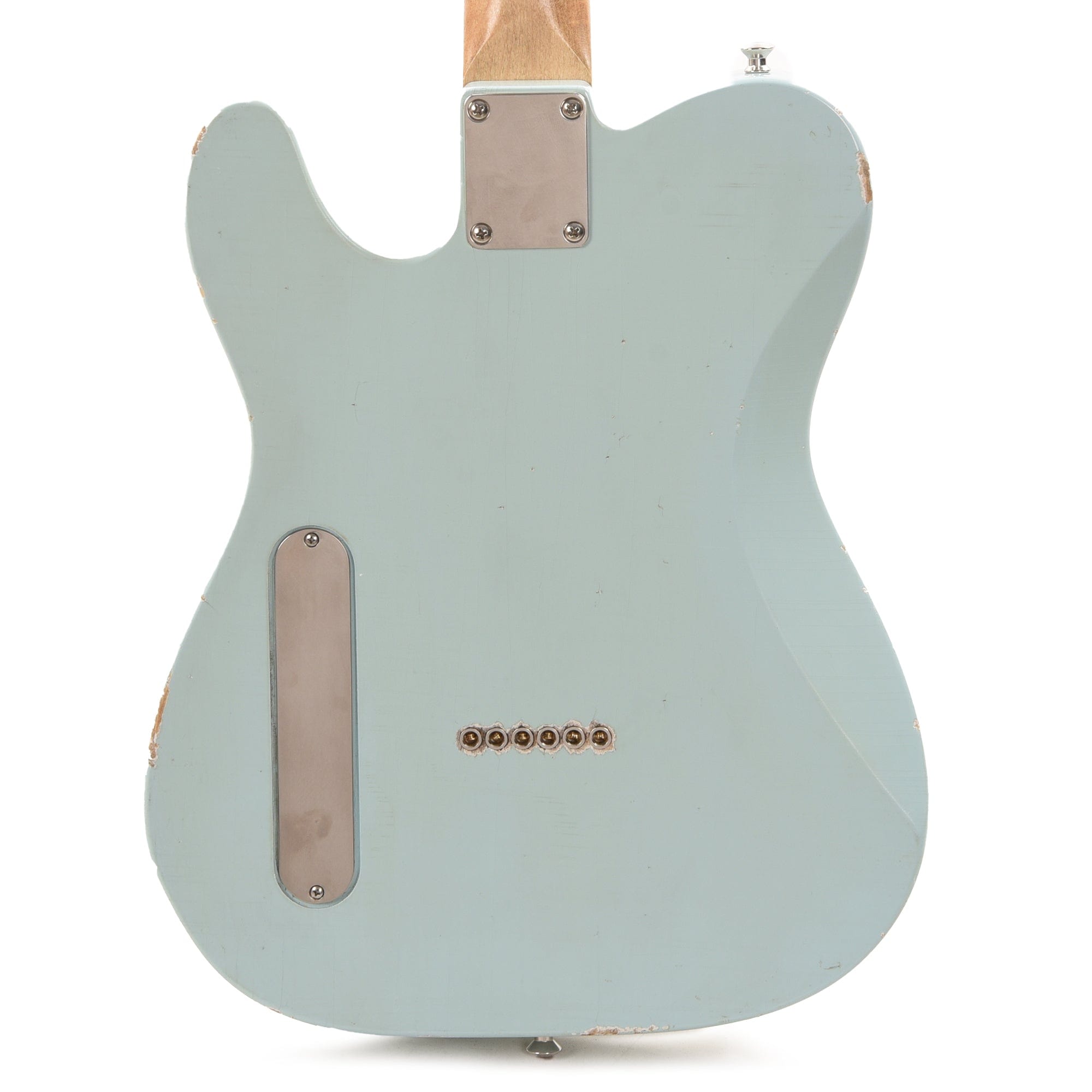 Waterslide T-Style Coodercaster w/Body Contours Aged Sonic Blue Nitro ...