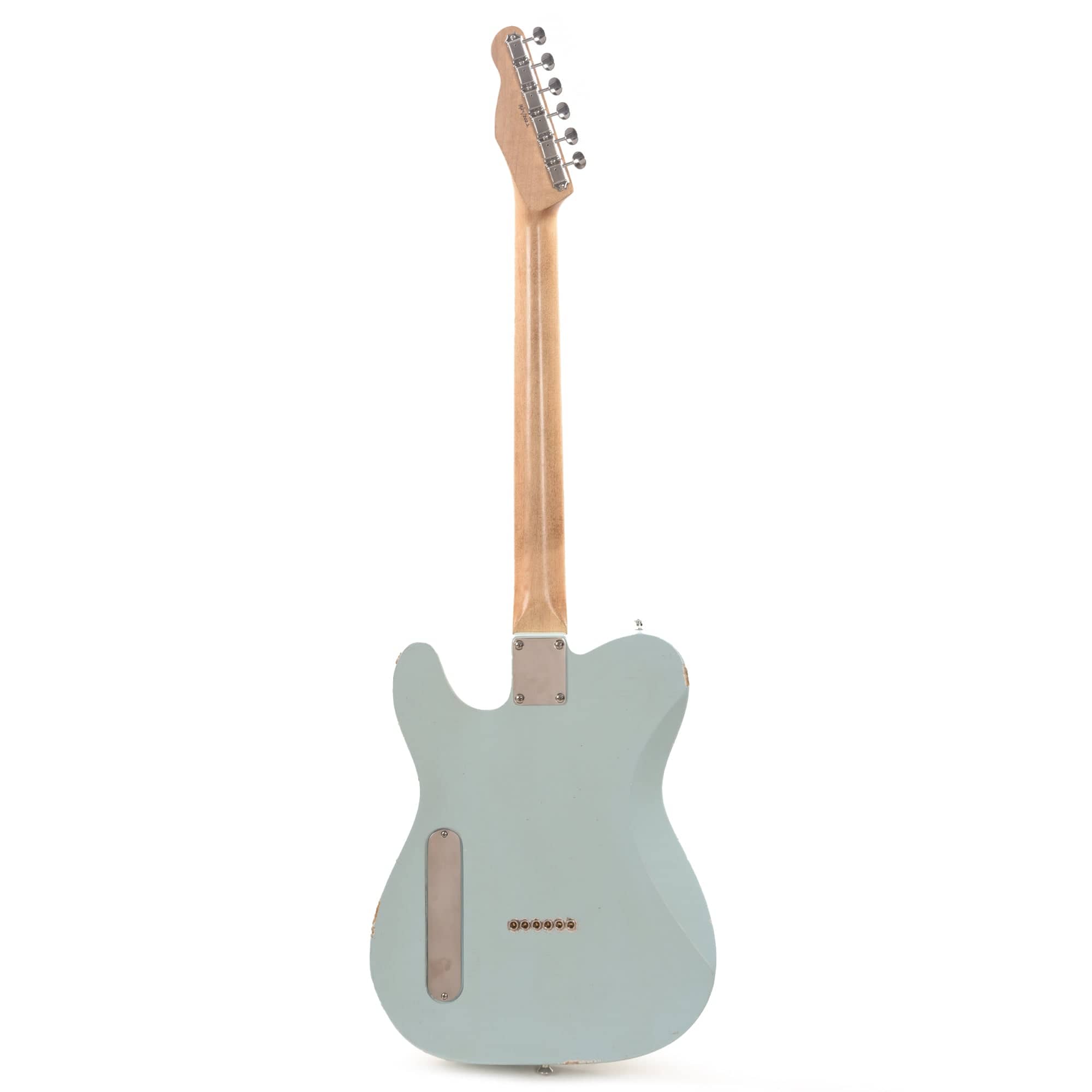 Waterslide T-Style Coodercaster w/Body Contours Aged Sonic Blue Nitro ...