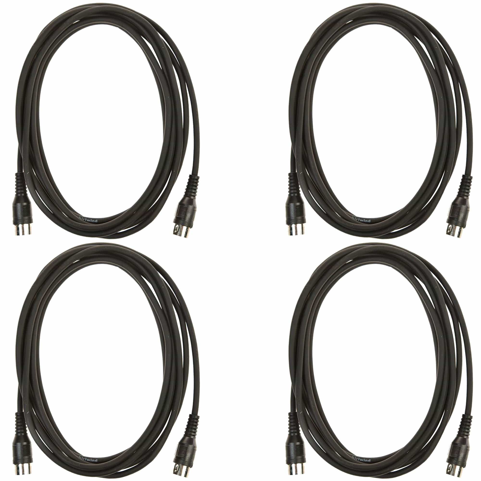 Whirlwind MIDI Cable 5-Pin 10' Black 4 Pack Bundle – Chicago Music Exchange