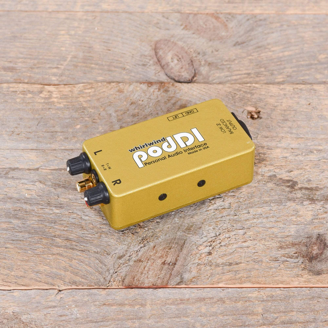 Whirlwind PodDI iPod Direct Box – Chicago Music Exchange