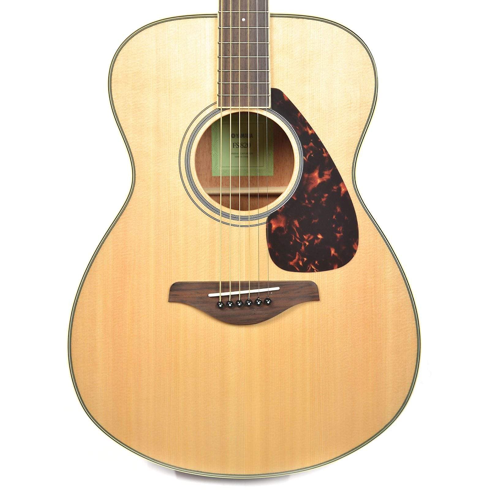 Yamaha FS820 Small Body Folk Acoustic Natural – Chicago Music Exchange