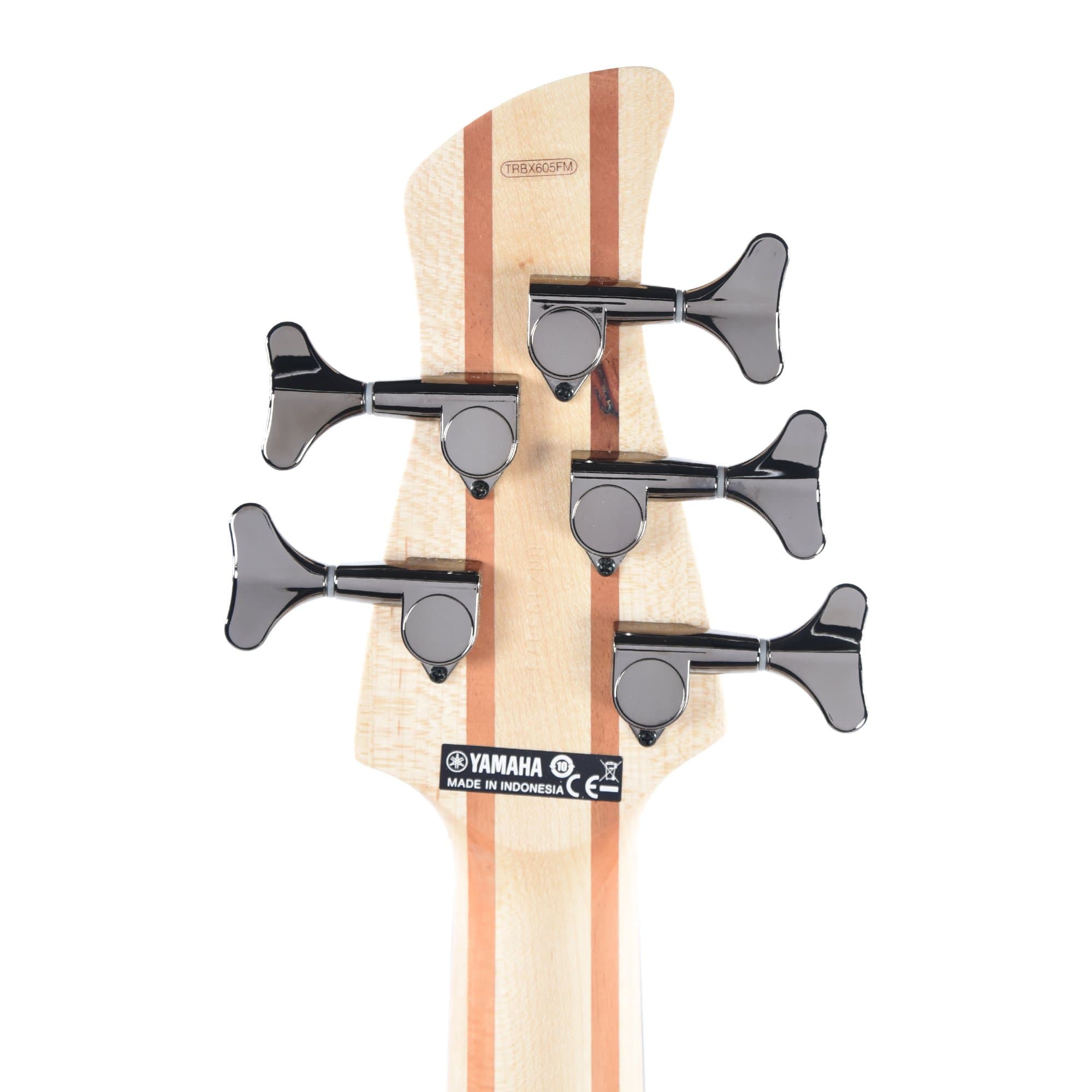 Yamaha TRBX605FM 5-String Bass Matte Amber w/Flame Maple Top – Chicago ...