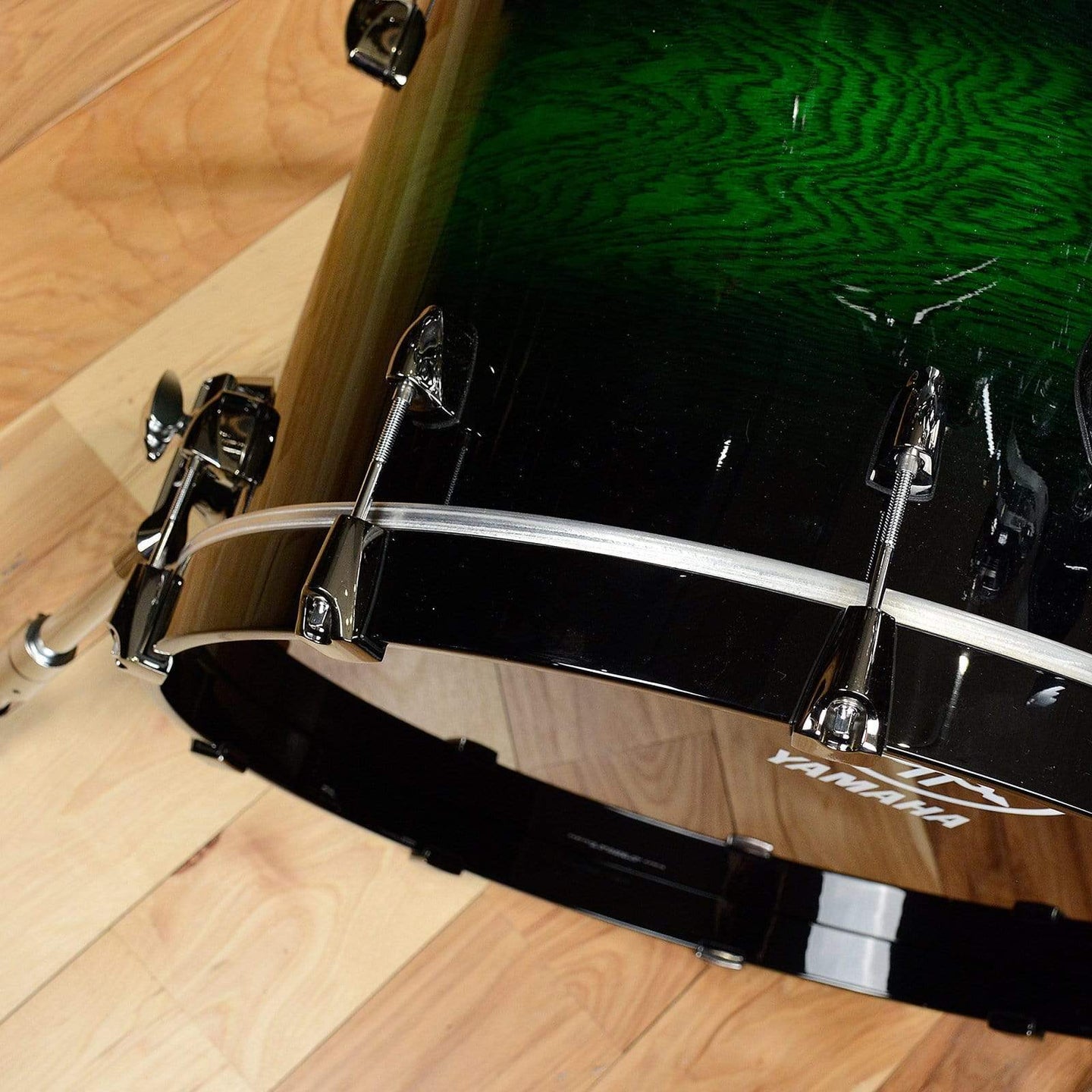 Yamaha Live Custom 10/12/16/22 4pc. Drum Kit Emerald Shadow Sunburst ...