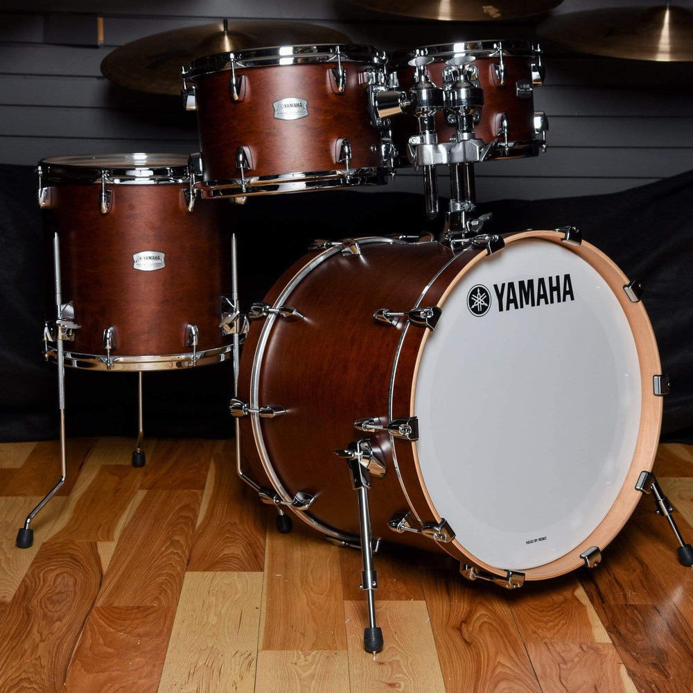 Yamaha Tour Custom 10/12/14/20 4pc. Drum Kit Licorice Satin – Chicago ...