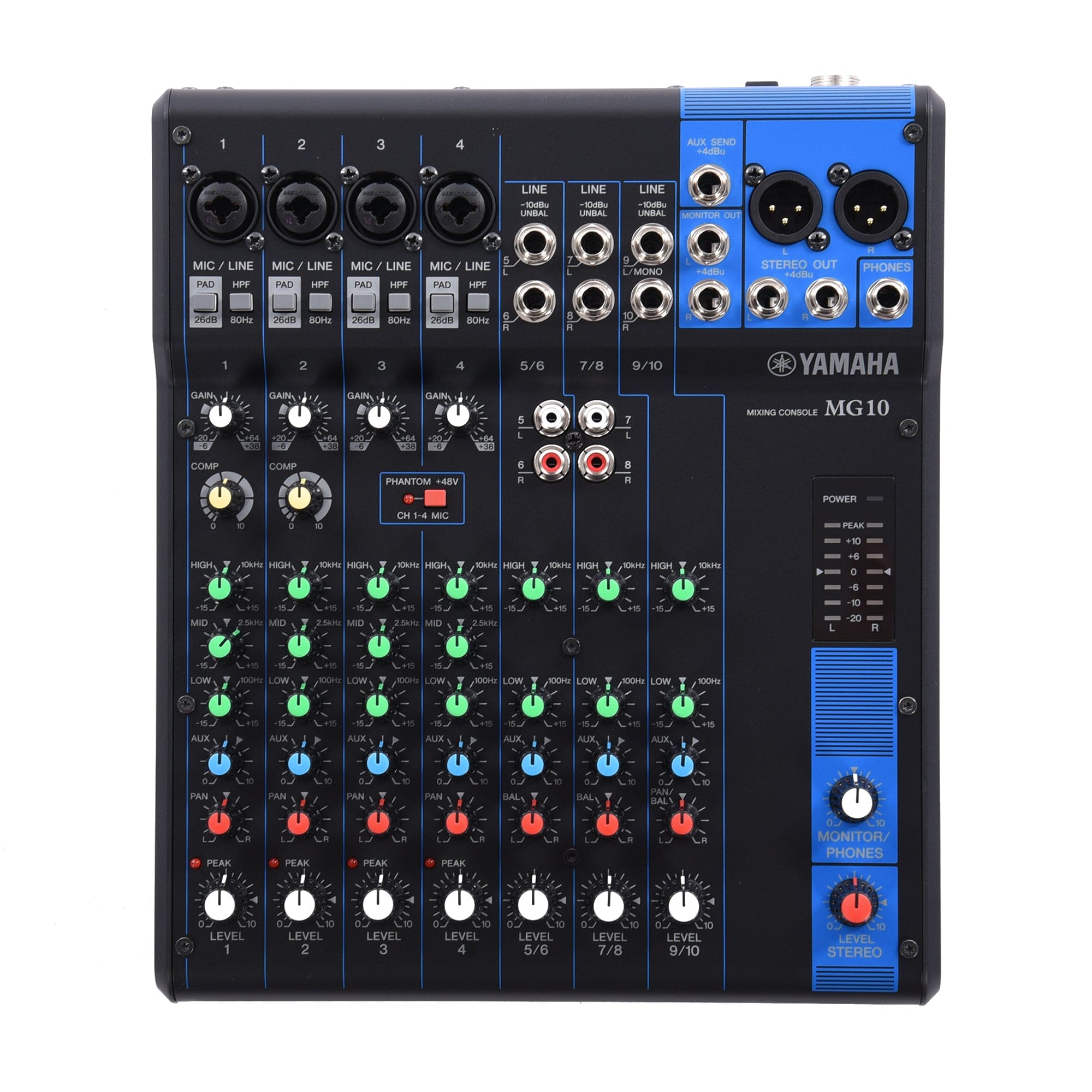 Yamaha MG10 10-Channel Mixer – Chicago Music Exchange