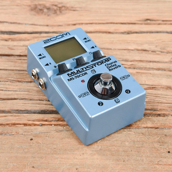 Zoom MS-70CDR Multistomp Effect Pedal w/Chorus, Delay & Reverb – Chicago Music Exchange