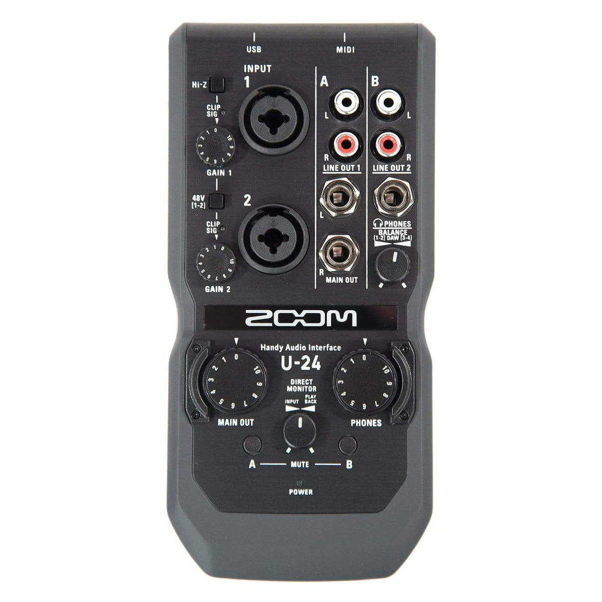 Zoom U-24 Handy Audio Interface – Chicago Music Exchange